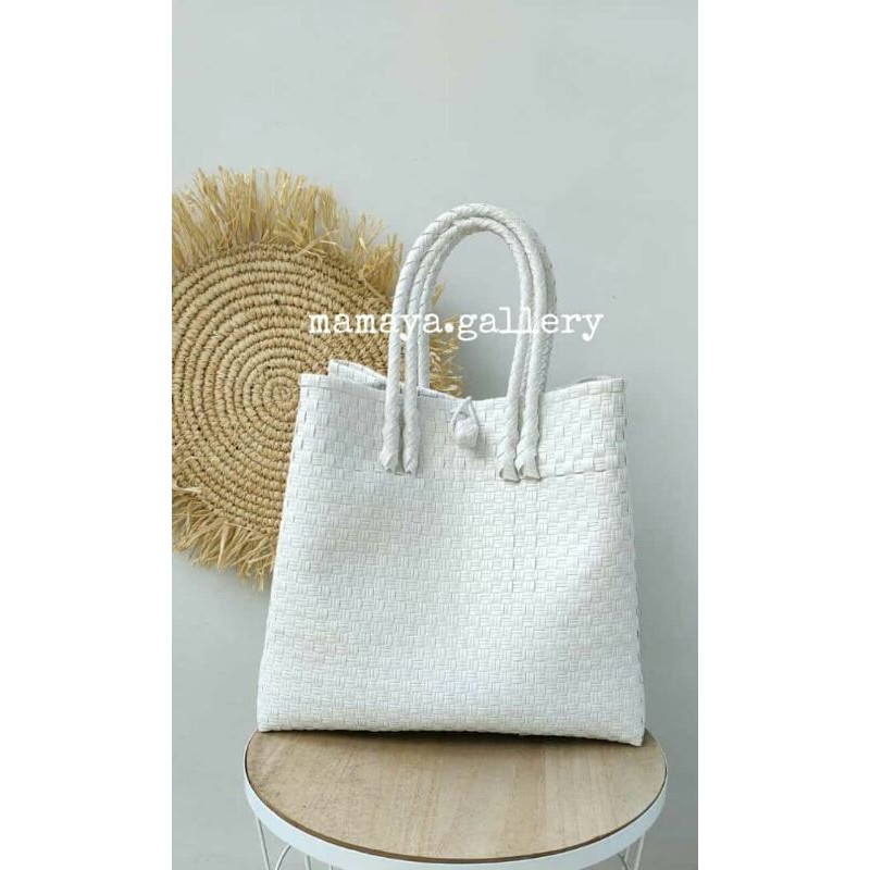 Jual Tas Jali size XL Premium Double Handle / Tas Anyaman | Shopee ...