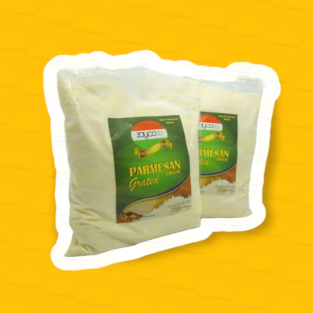 Jual Keju Bubuk Parmesan Cheese Zayco 313 Repackaging 1 Kg | Shopee ...