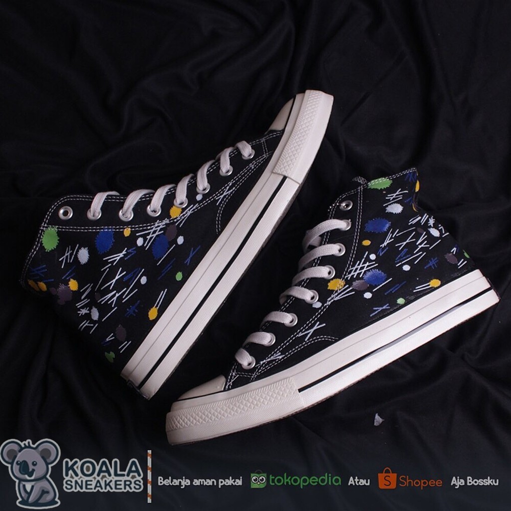 Jual SEPATU CONVERSE 70S HI MOTIF COLOR BERCAK ZHANG PREMIUM | Shopee ...