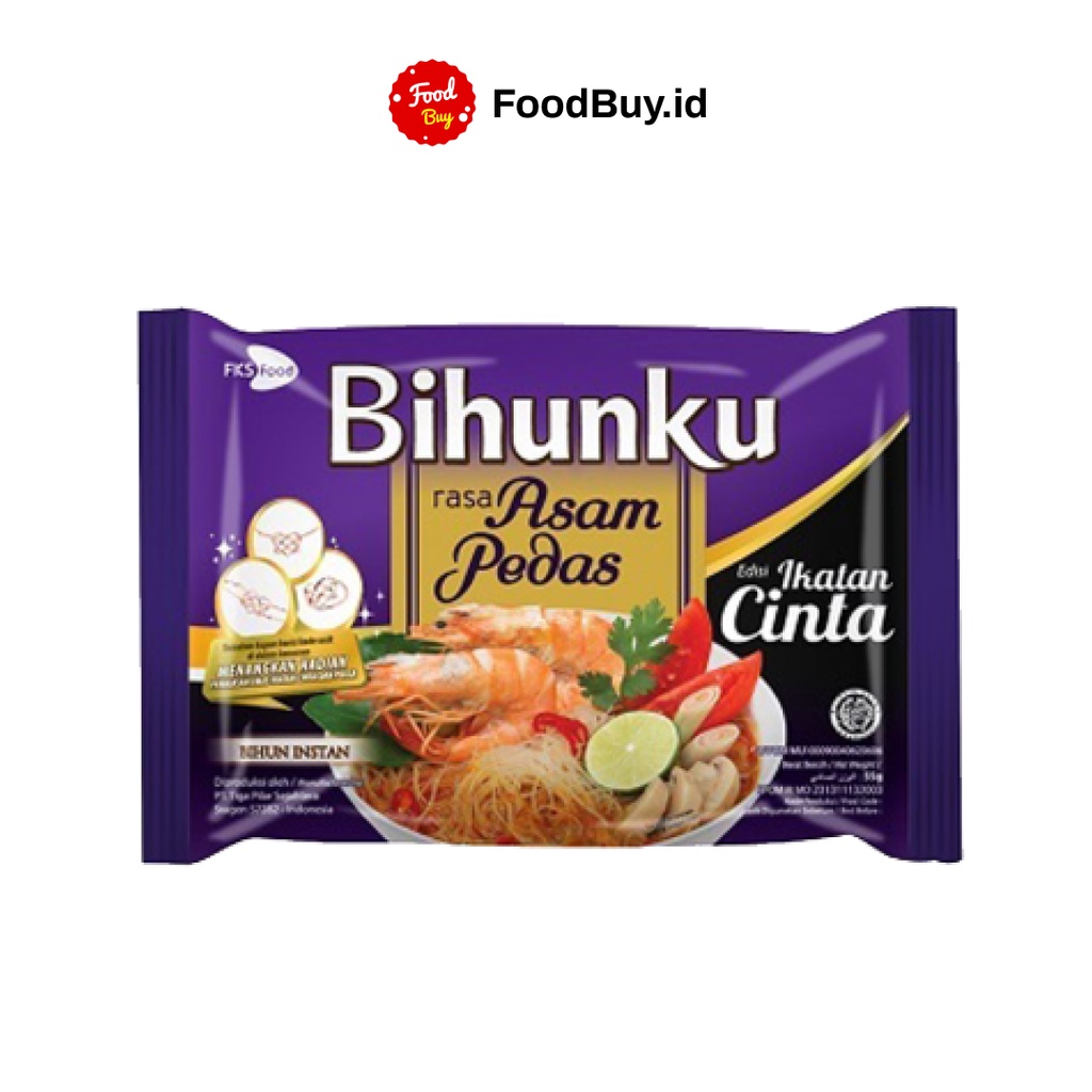 Jual Bihunku Bihun Rasa Asam Pedas 55 gr | Shopee Indonesia