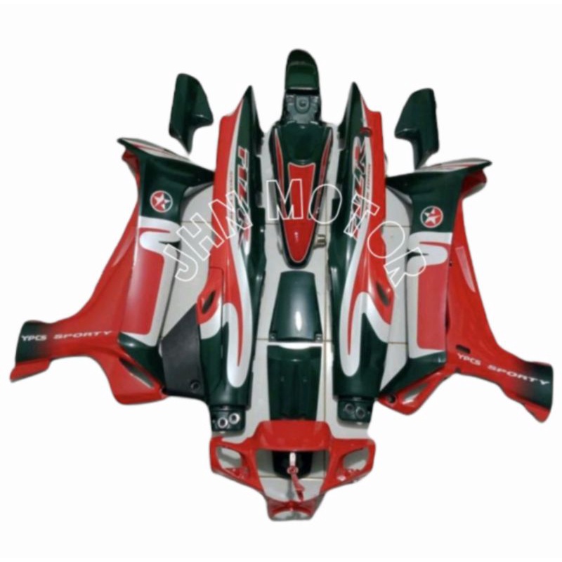 Jual Body set bodi f1zr fizr fiz r Caltex hijau | Shopee Indonesia