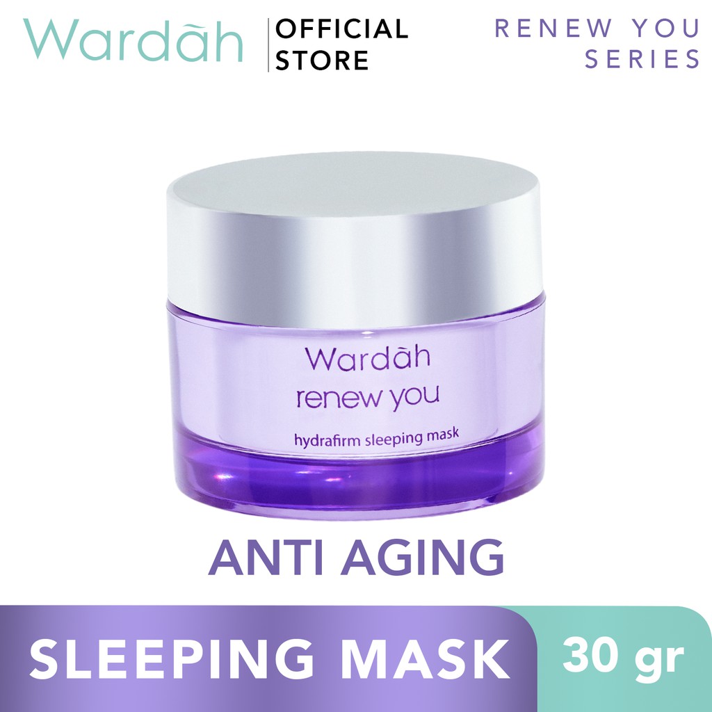 Jual Wardah Renew You Hydrafirm Sleeping Mask 30 g | Shopee Indonesia