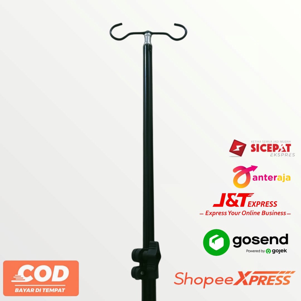 Jual Hanger 2 dan 4 Gantungan infus portable murah beban kuat 2kg ...