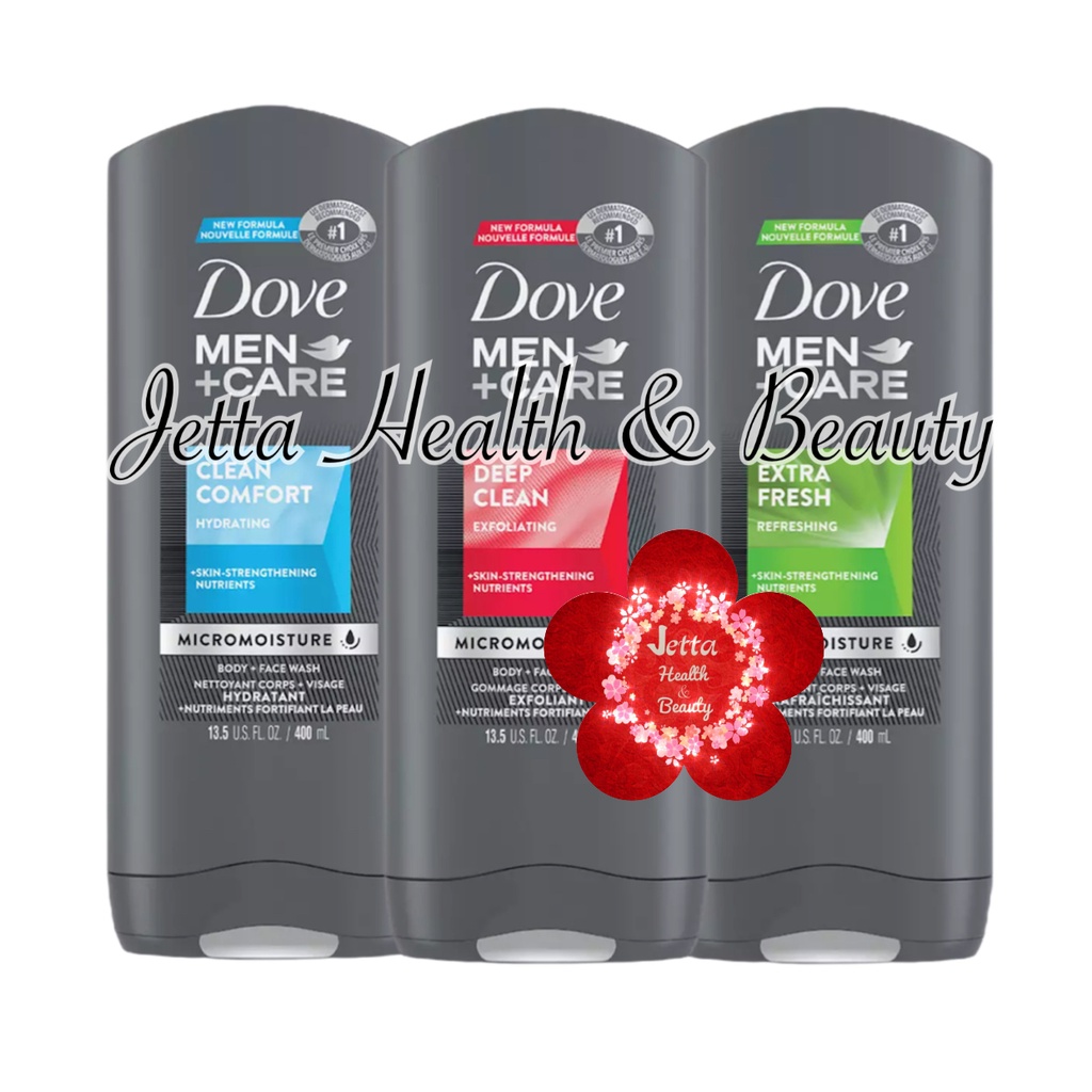Jual Dove Men Care Clean Comfort Extra Fresh Deep Clean Body Face Wash ...