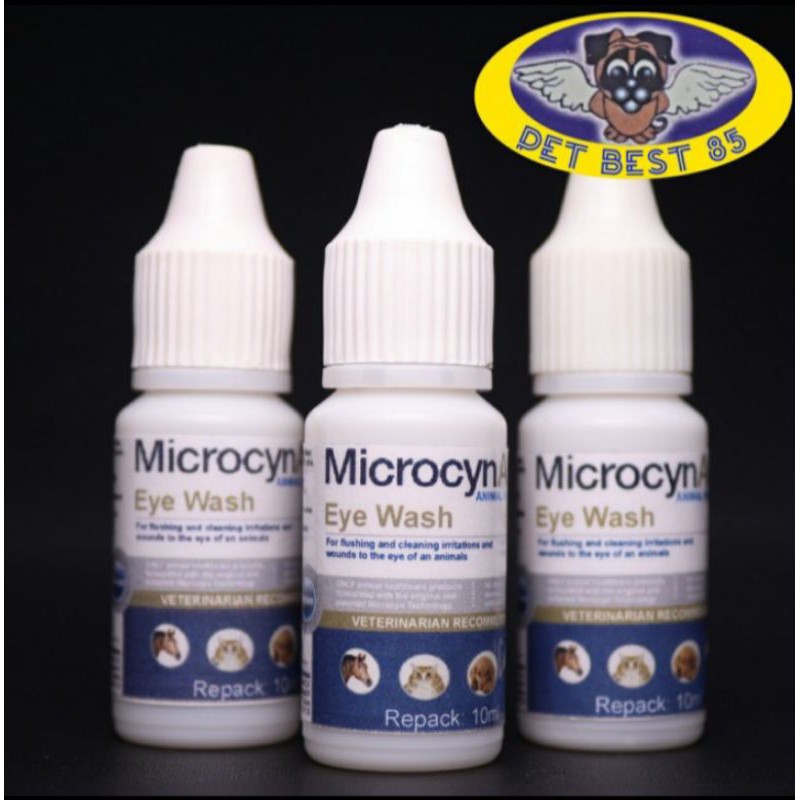 Jual MicrocynAH Eye Wash 10ml Obat tetes Mata Iritasi / Infeksi Semua ...