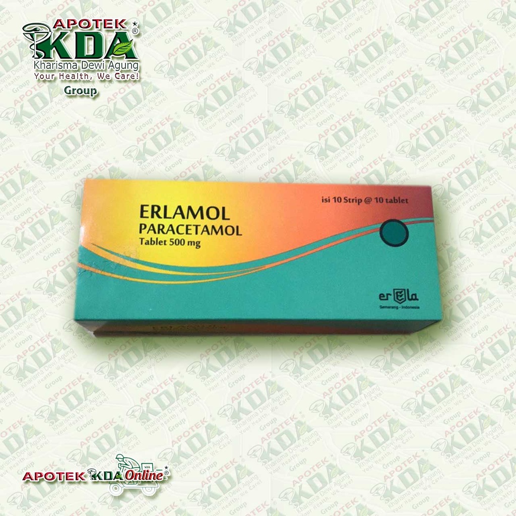 Jual ERLAMOL TABLET 1 BOX | OBAT DEMAM SAKIT GIGI SAKIT KEPALA | Shopee ...