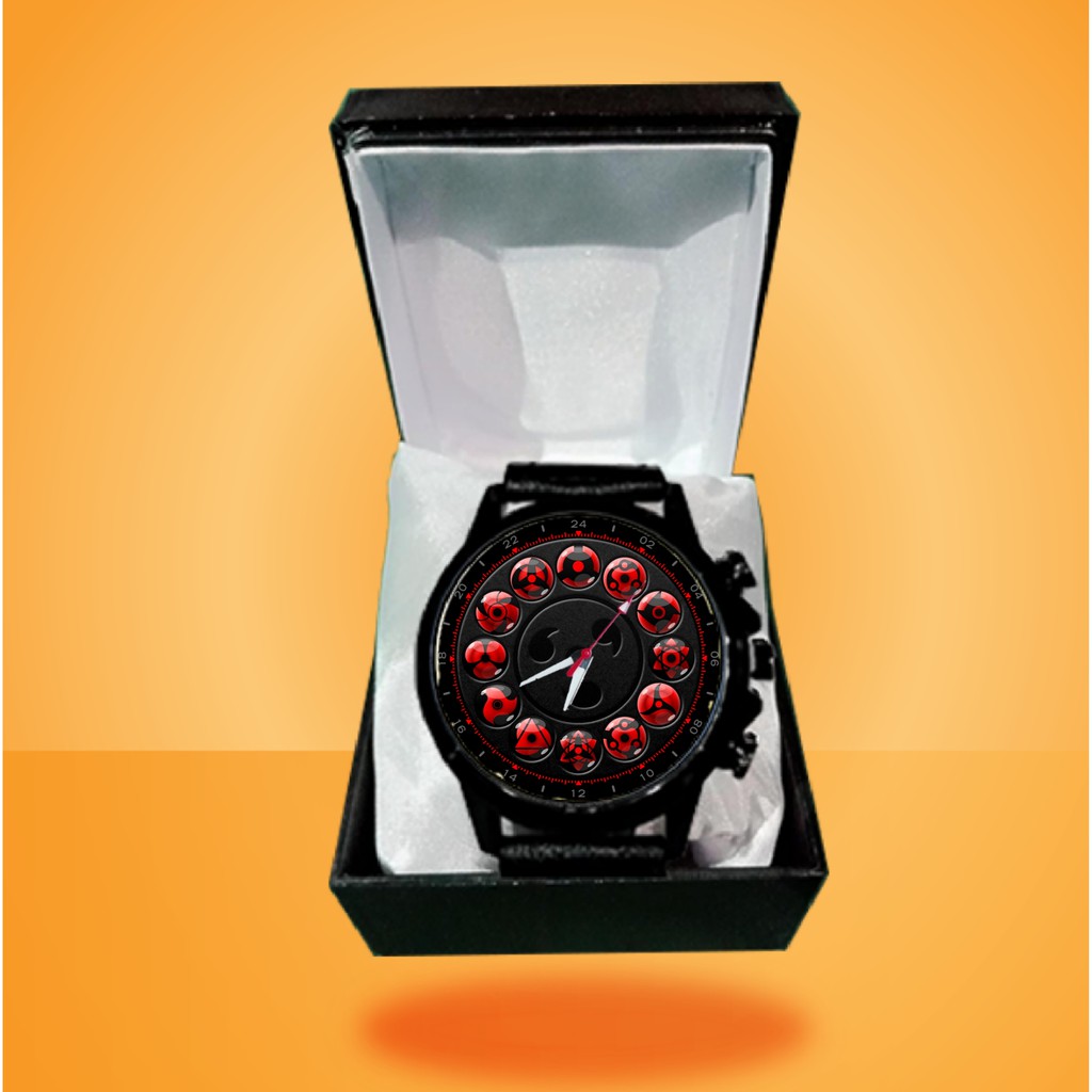 Jual JAM TANGAN RINNEGAN NARUTO SHIPPUDEN SHARINGAN CUSTOM TERBARU 01 ...