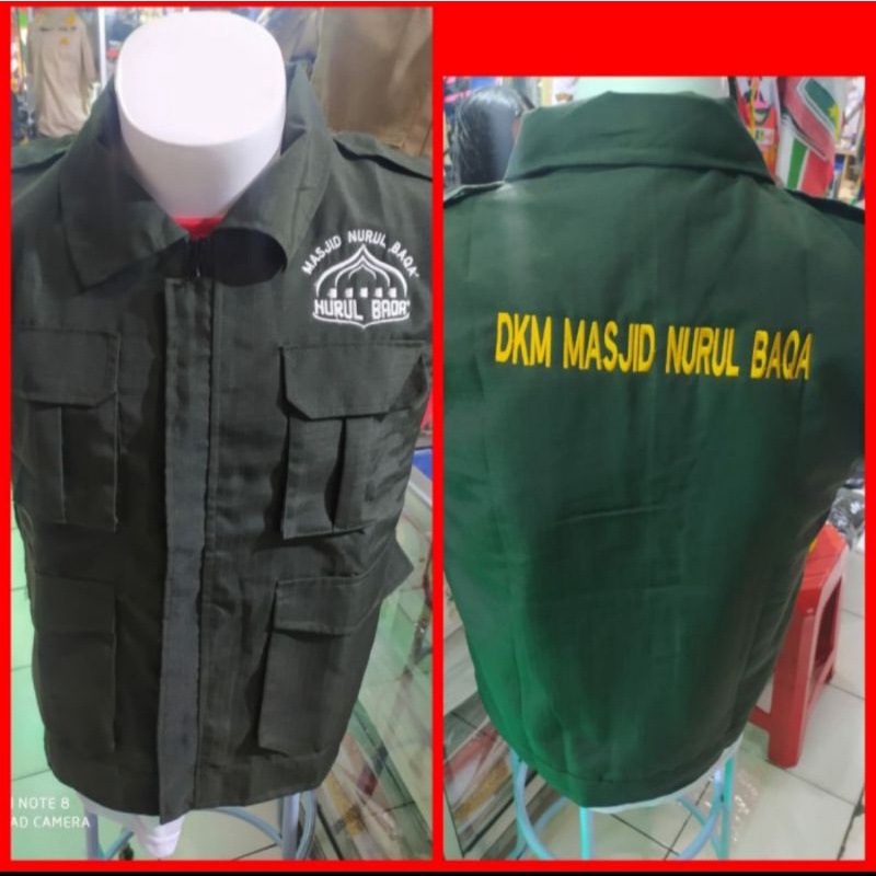 Jual rompi pengurus masjid#rompi dkm#rompi panitia qurban | Shopee ...