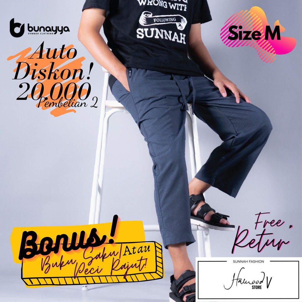 Jual Sirwal Bunayya SIZE M Sirwal Formal Bunayya Celana Sirwal Ikhwan ...