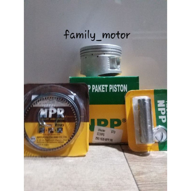 Jual PISTON KIT SCORPIO ( 5BP ) OVERSIZE STD 25 50 75 100 150 200 ...