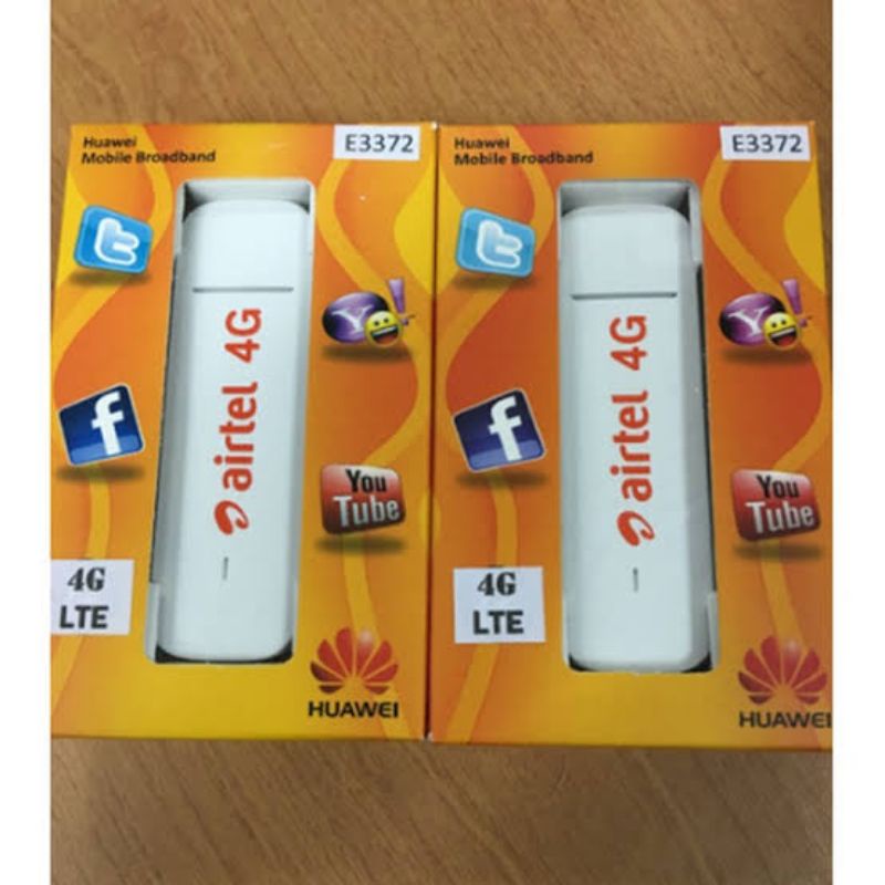 Jual Modem E3372h-607 LOGO AIRTEL WARNA PUTIH | Shopee Indonesia