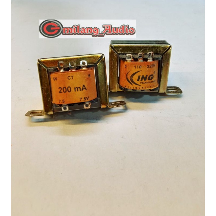 Jual Trafo 200mA CT 7,5V / NOL KING | Shopee Indonesia
