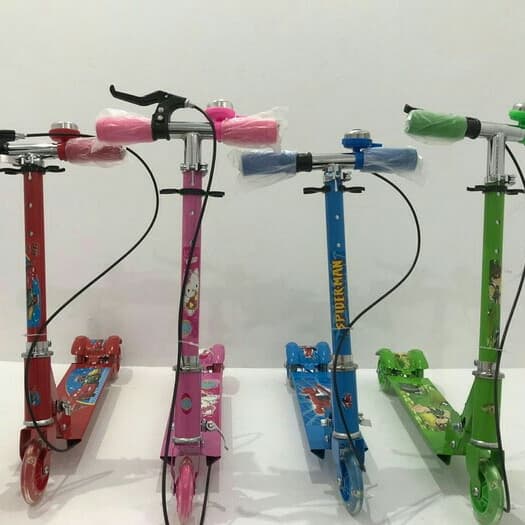 Jual otoped-skuter- scooter / skuter / otoped 3 roda ada rem dan bell ...