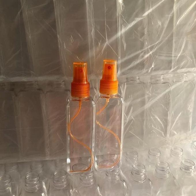 Jual Tp964776- Botol Spray Pet Plastik 100Ml Natural Bening Transparant ...
