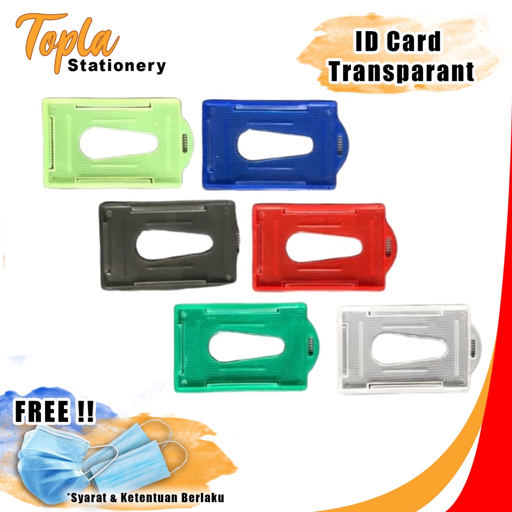Jual Harga dapat 10 Pcs Casing Id Card Holder case Id Card Name Tag ...