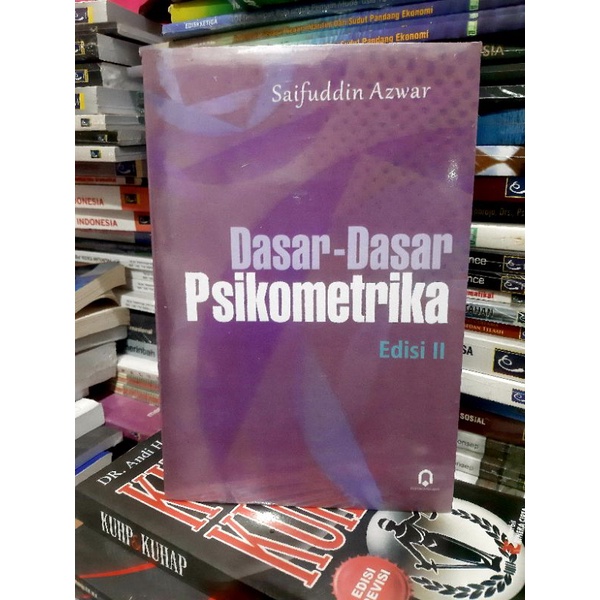 Jual Buku DASAR-DASAR PSIKOMETRI (Saifuddin Azwar) | Shopee Indonesia