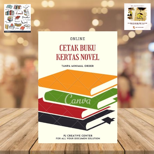 Jual TERIMA JASA CETAK BUKU PAKAI KERTAS NOVEL (BOOKPAPER) ( HARGA ...