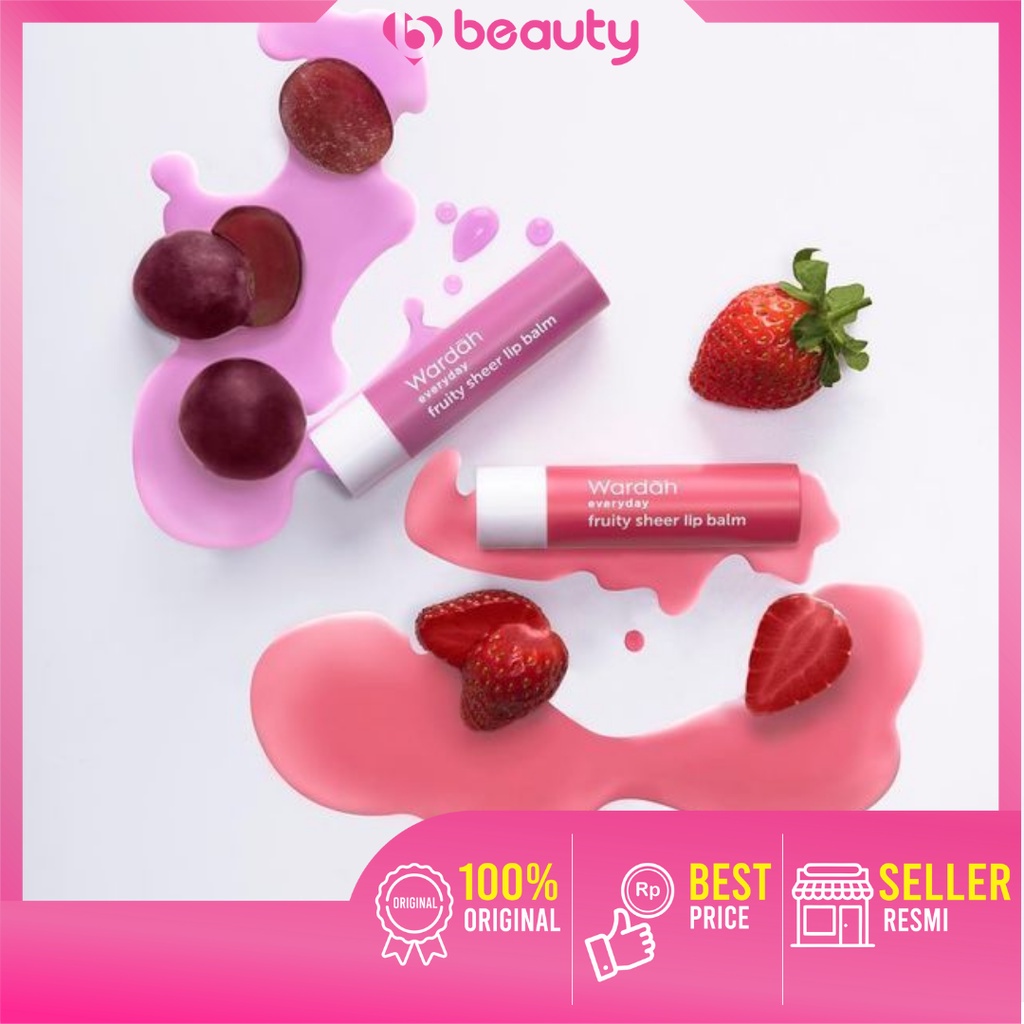 Jual BEAUTY WARDAH Everyday Fruity Sheer Lip Balm & Moisture Lip ...