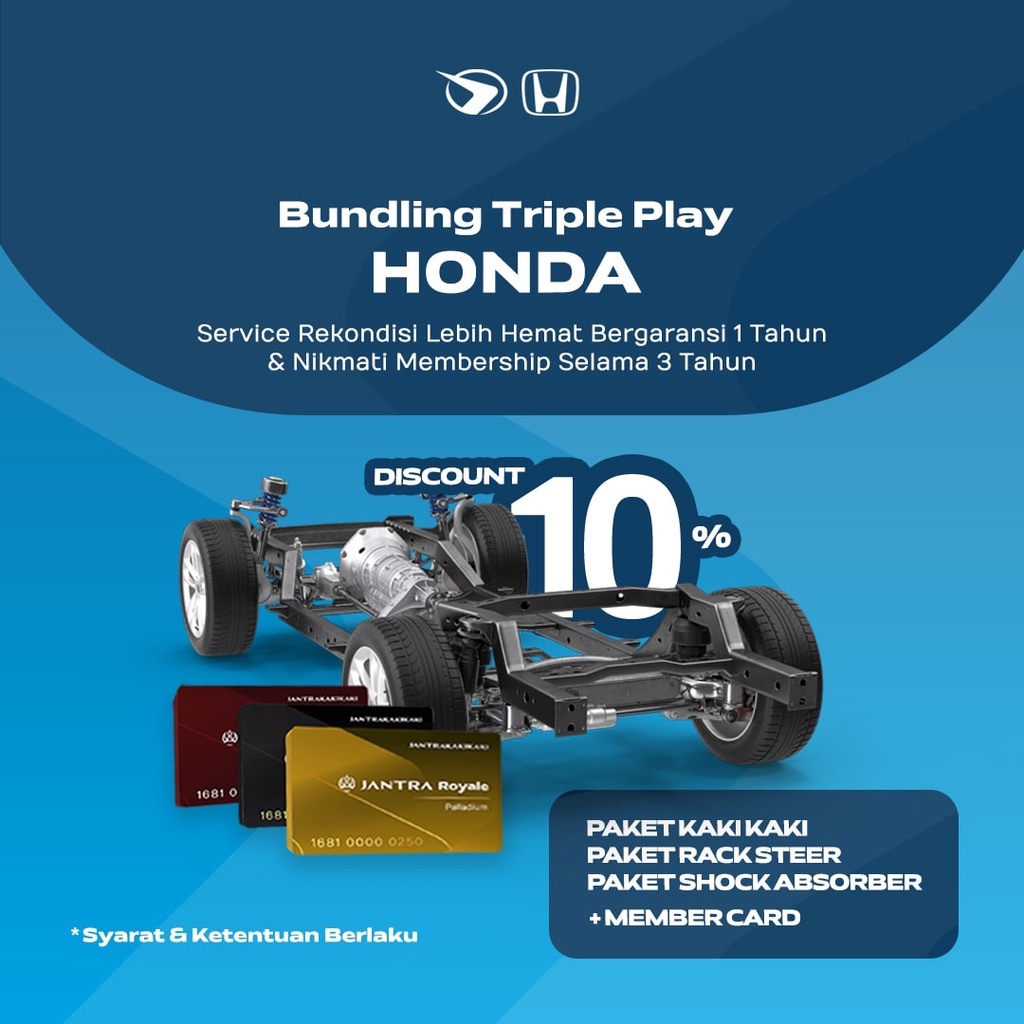 Jual TRIPLE PLAY PAKET BUNDLING HONDA | Shopee Indonesia