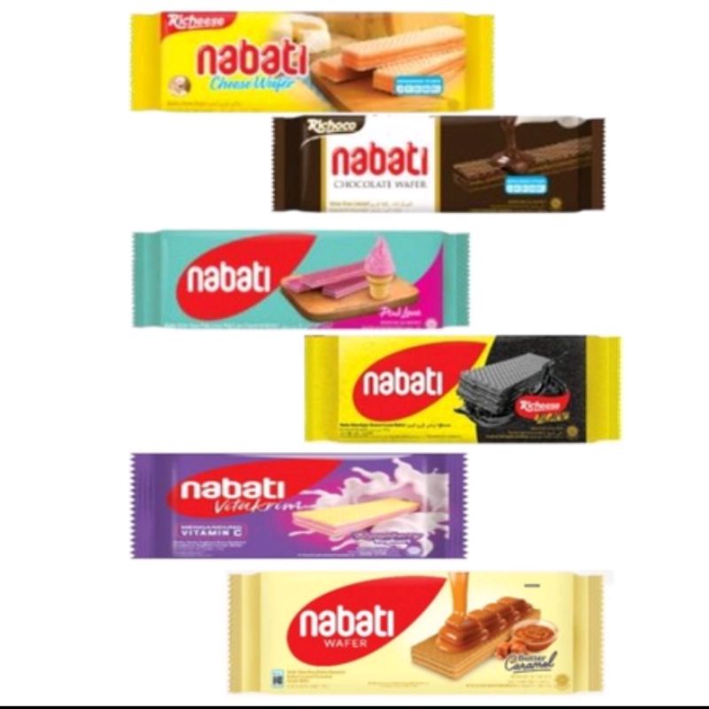 Jual Wafer Nabati 130g/Nabati 5000 min.order 3pcs/varian rasa | Shopee ...