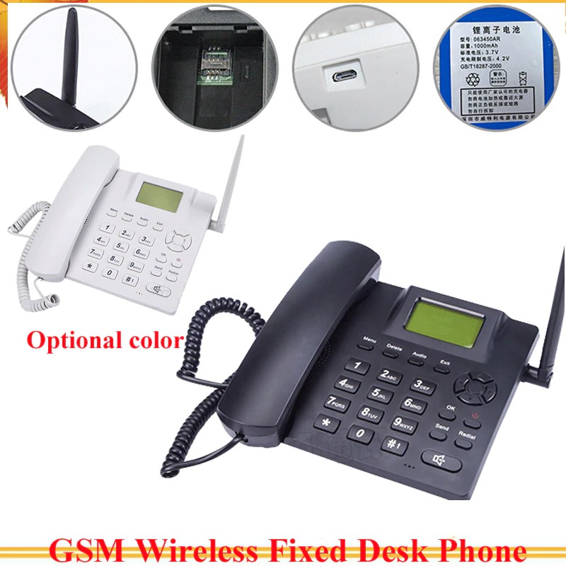 Jual Fixed wireless GSM desk phone GSM 850/900/1800/1900 support ...