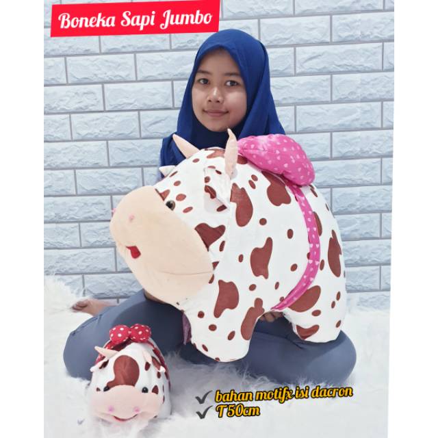 Jual Boneka sapi jumbo | Shopee Indonesia
