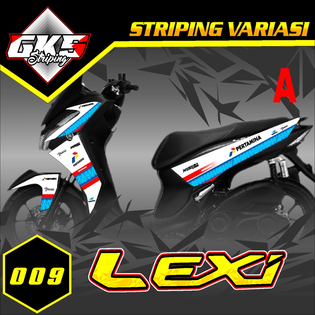 Jual [TERMURAH] Striping Yamaha Lexi Sticker Striping Stiker Lis ...