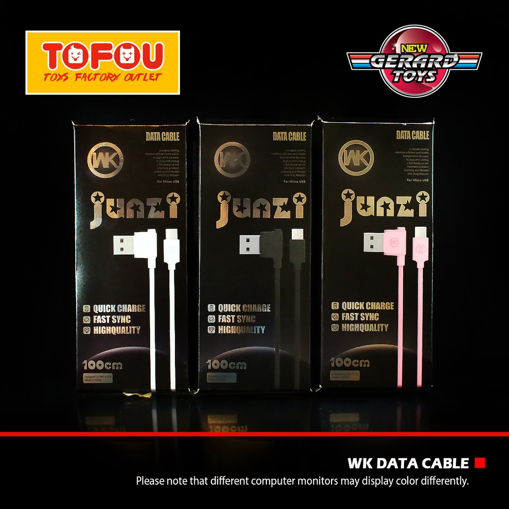Jual WK Design Data Cable Junzi Micro Original Murah | Shopee Indonesia