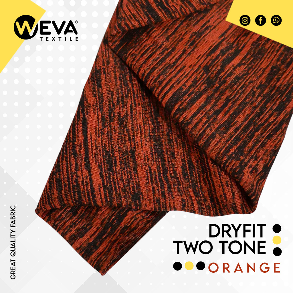 Jual Bahan Kain Jersey Dryfit Two Tone - Kain Drifit Weva Textile ...