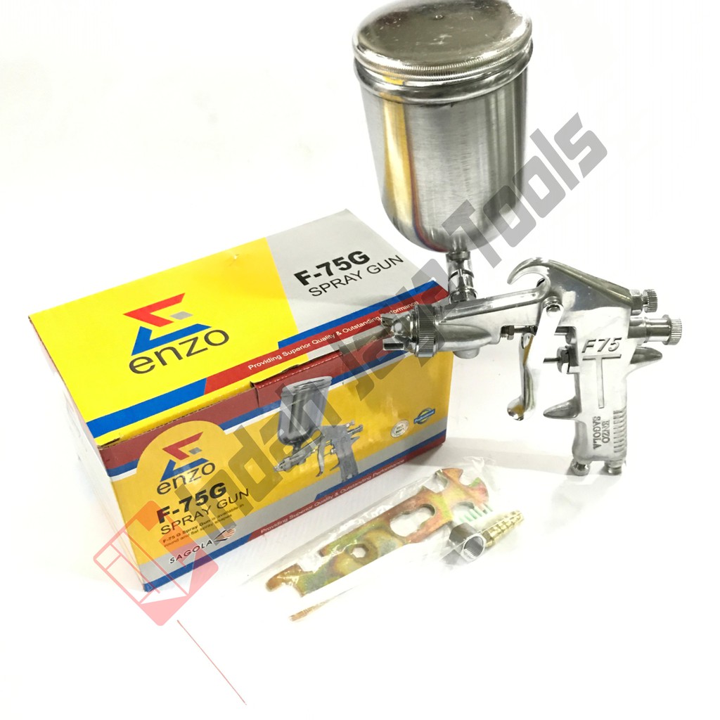 Jual ENZO Spray Gun Sagola F75 Tabung Atas - Spraygun F75G | Shopee Indonesia