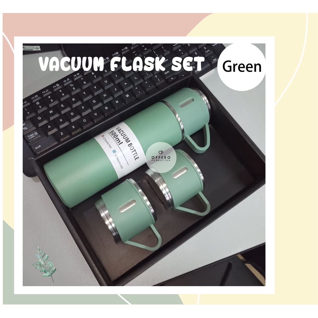 Jual Tumbler Vacum Flask Set - Tumbler Gift Set Lengkap dengan Box ...