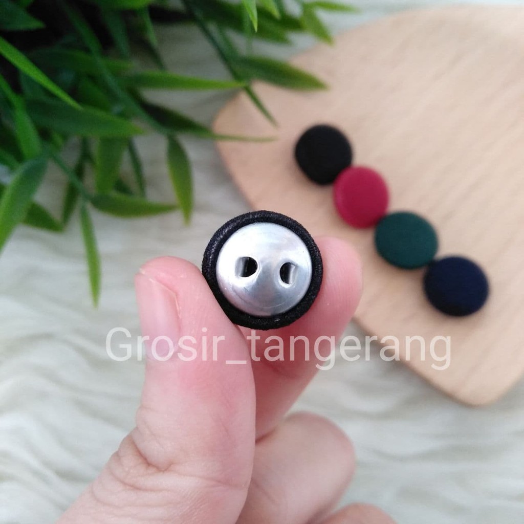 Jual Kancing Jamur Bungkus Polos 1.5cm Kancing Baju Custom Warna harga ...