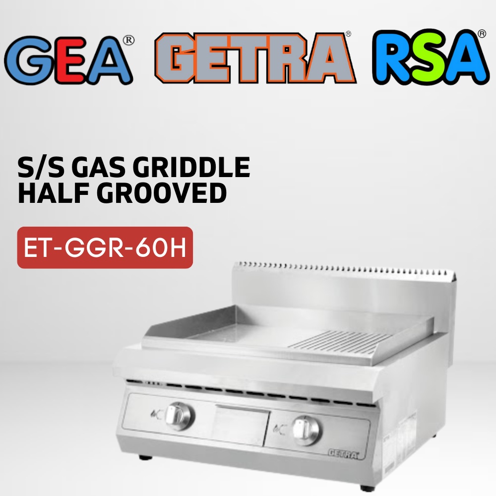 Jual ET-GGR-60H GRIDDLE GAS GETRA GAS GRIDDLE HALF GROOVED ORIGINAL ...