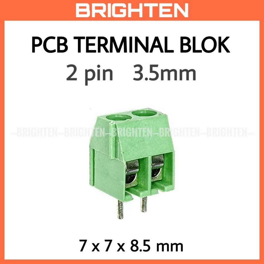 Jual PCB Terminal Blok Baud PCB 2 pin 3.5mm | Shopee Indonesia