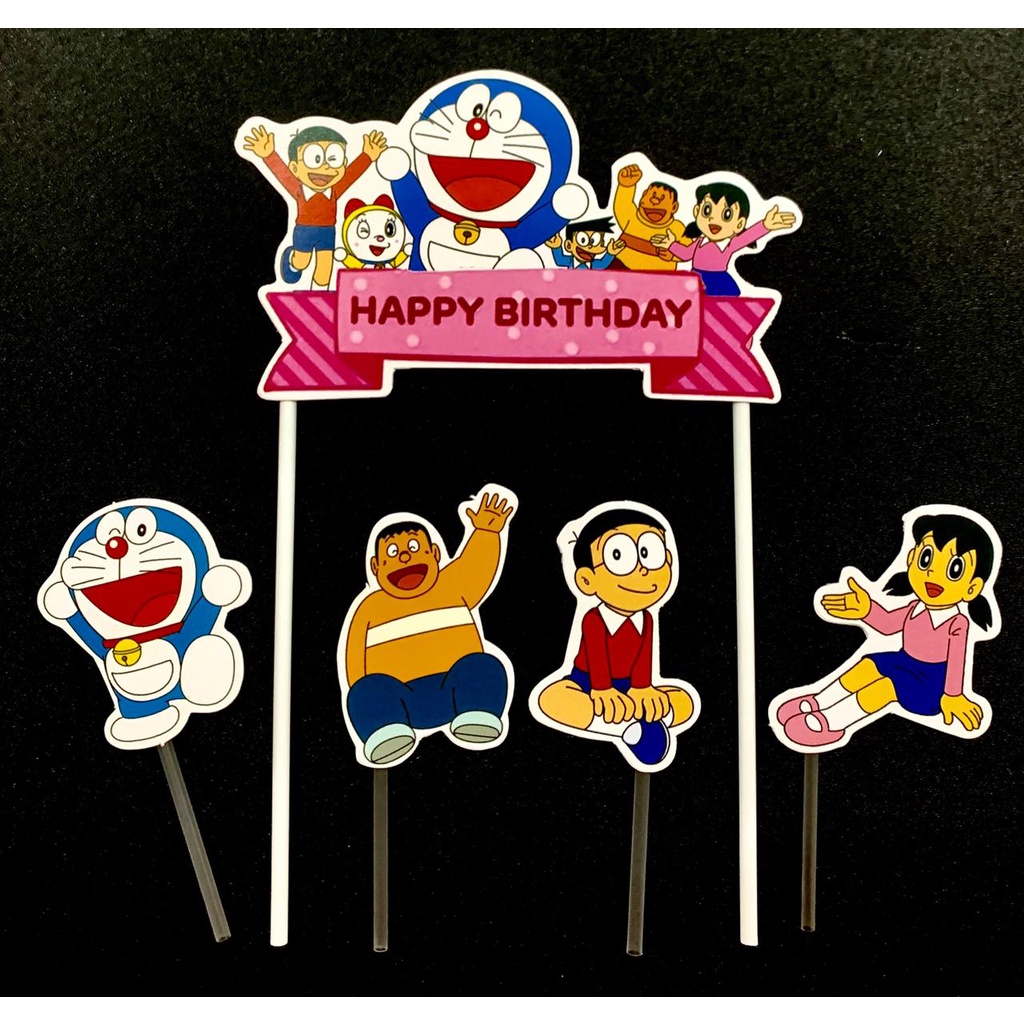 Jual Topper Kue Ulang Tahun Doraemon | Shopee Indonesia