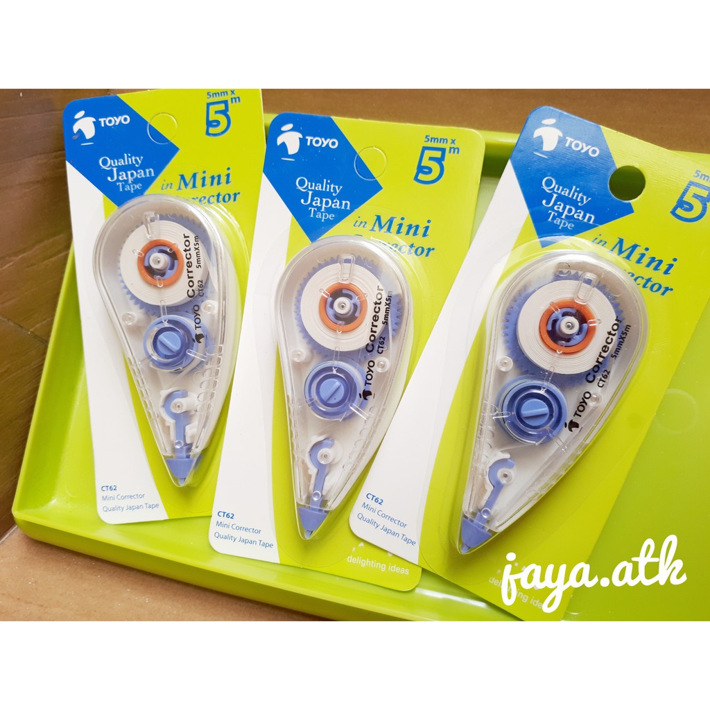 Jual Correction Tape Mini - Tipex Kertas 5m x 5mm CT-62 Toyo | Shopee ...