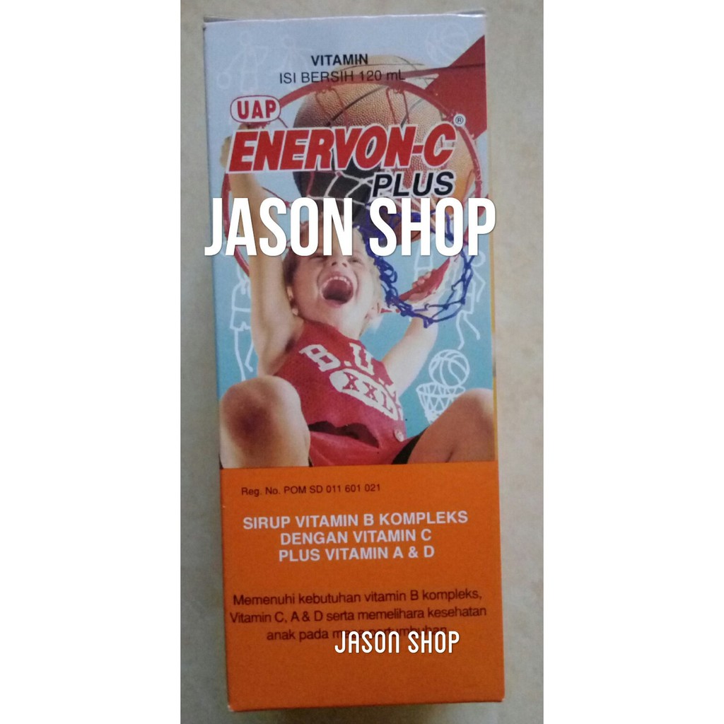 Jual DW682 Vitamin Enervon C plus Syrup 120ml Suplemen Enervon C plus ...