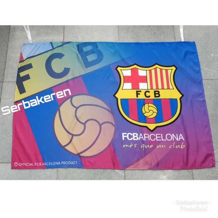 Jual Bendera Banner Barcelona Barca Besar club bola gantungan dinding ...