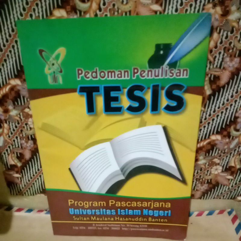 Jual PEDOMAN PENULISAN TESIS | Shopee Indonesia