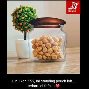 Jual Plastik Kemasan Standing Pouch Lucu dan Unik Bentuk Toples Fancy ...