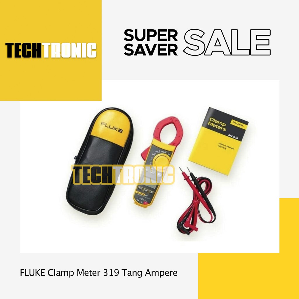 Jual Tang Ampere Fluke 319 Clamp Meters - TECHTRONIC | Shopee Indonesia