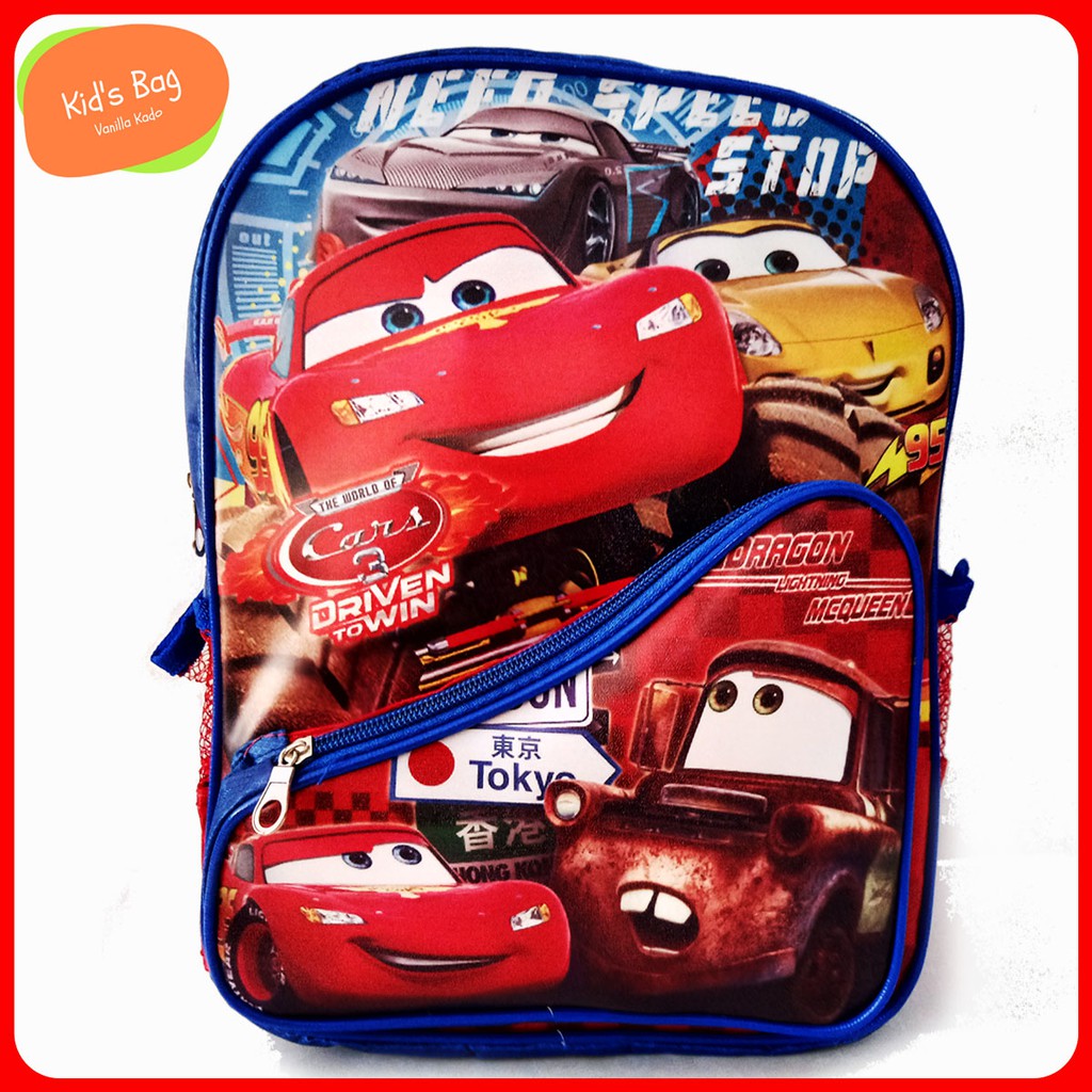 Jual Tas Ransel Sekolah Anak TK Backpack Cars 26060 | Shopee Indonesia