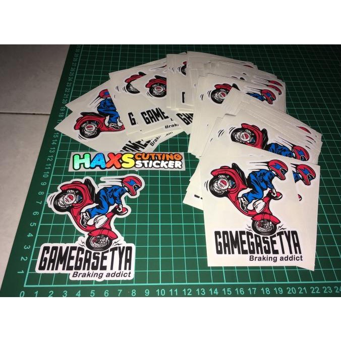 Jual Sticker Print N Cut Vinyl Untuk Otomotif Motor dan Mobil Custom ...