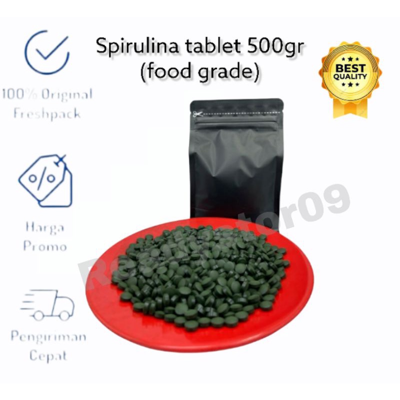Jual Spirulina Tablet 500gr / Spirulina Platensis Tablet (food grade ...