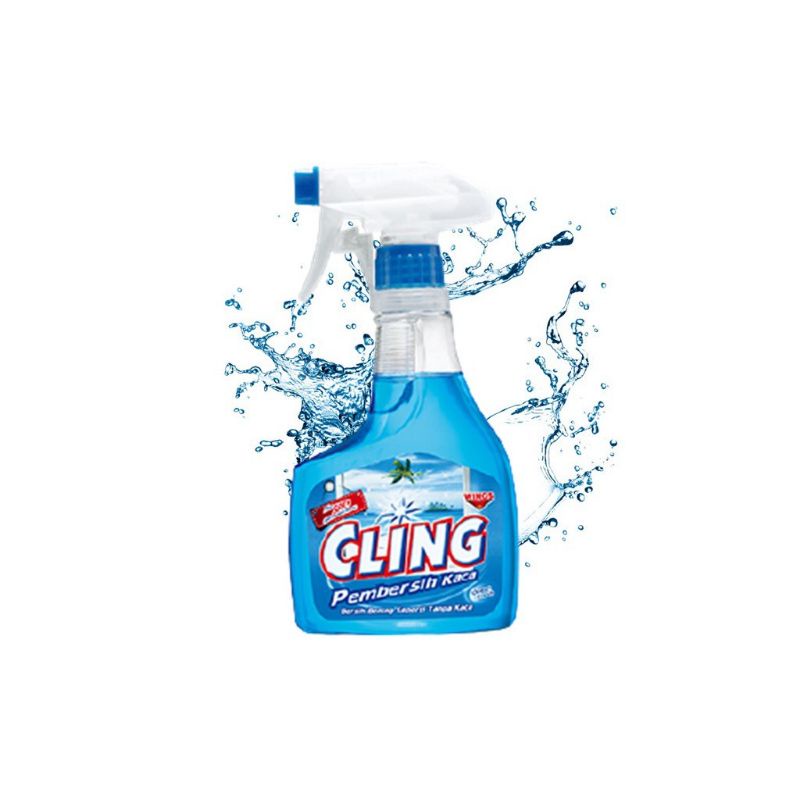 Jual Cling pembersih kaca dengan botol spray 440ml | Shopee Indonesia