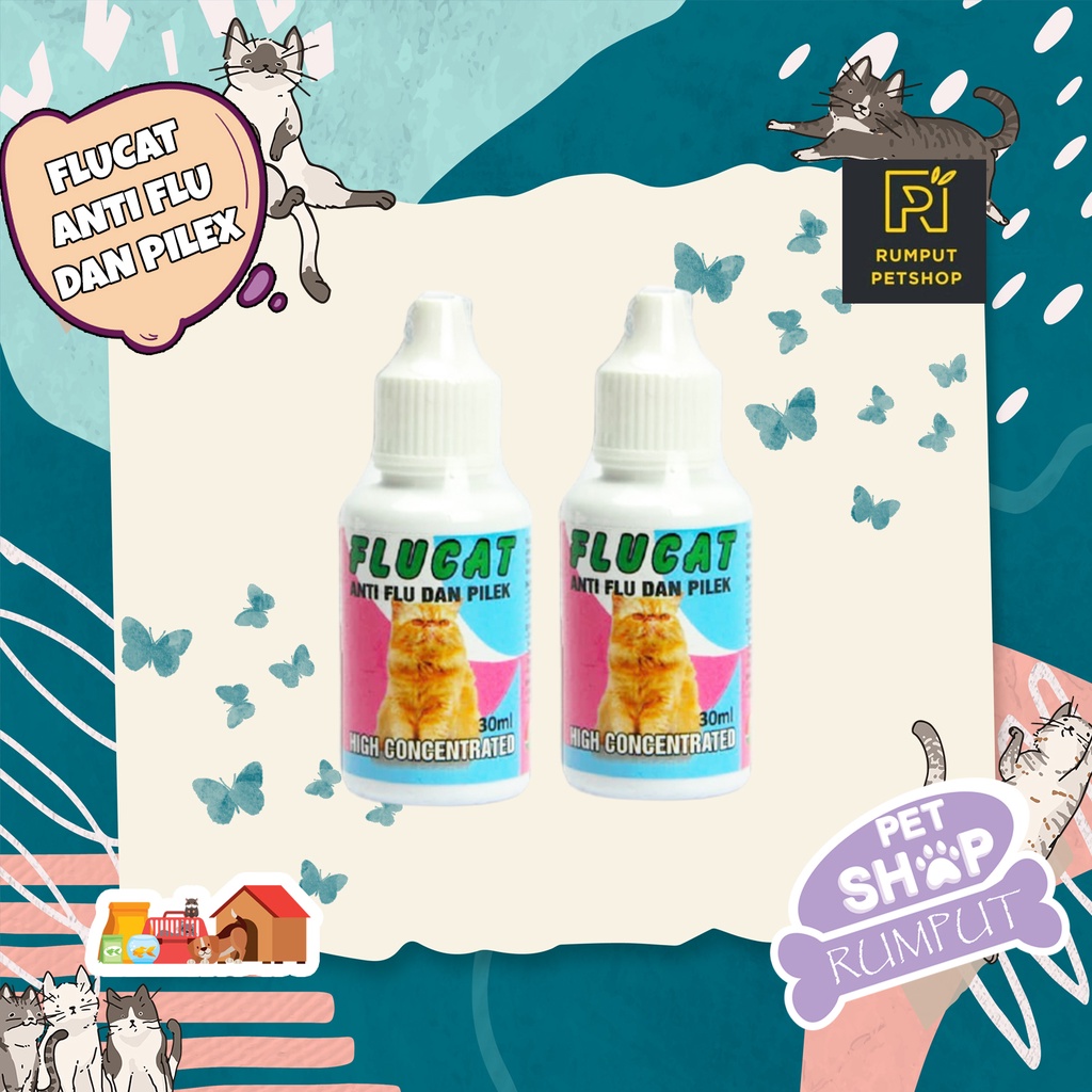 Jual FLUCAT OBAT FLU DAN PILEK KUCING 30ML | Shopee Indonesia