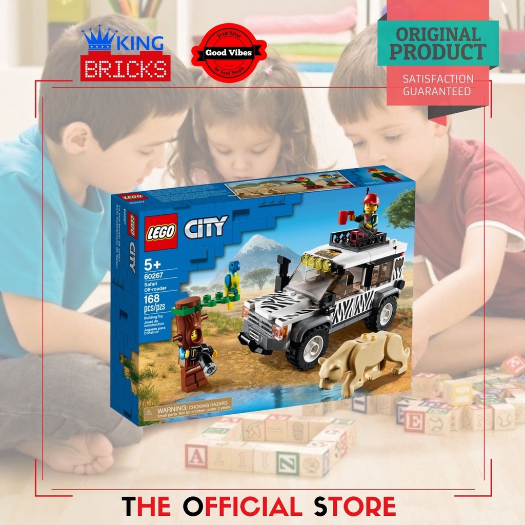 Jual LEGO Original CITY 60267 Safari Off-Roader - Mainan Anak Edukasi ...