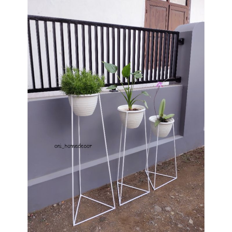 Jual Rak pot bunga/Standing pot 1set (3pcs) | Shopee Indonesia