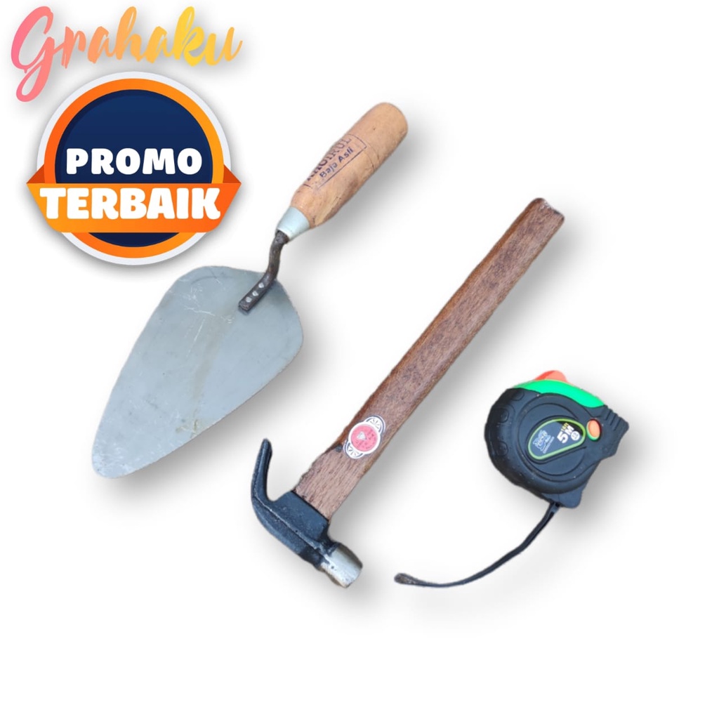 Jual Alat Bertukang Paling Laris Palu , Cetok Semen , Meteran 5M - Palu ...