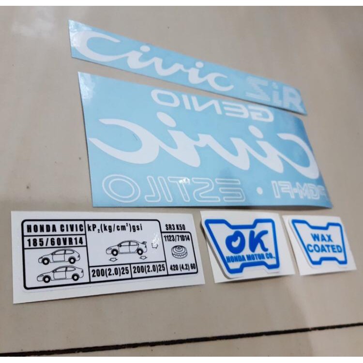 Jual Sticker JDM HONDA CIVIC Set | Shopee Indonesia